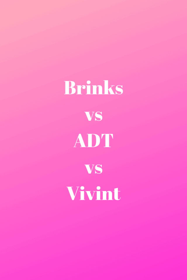 Brinks vs ADT vs Vivint (Comparison & Information) – Securities Cameras