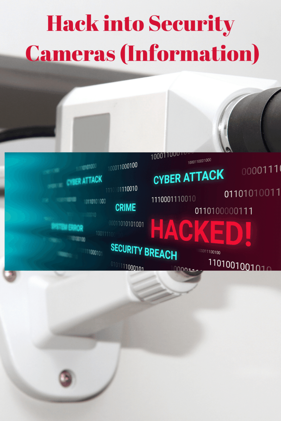 Hack into Security Cameras (Information) – Securities Cameras